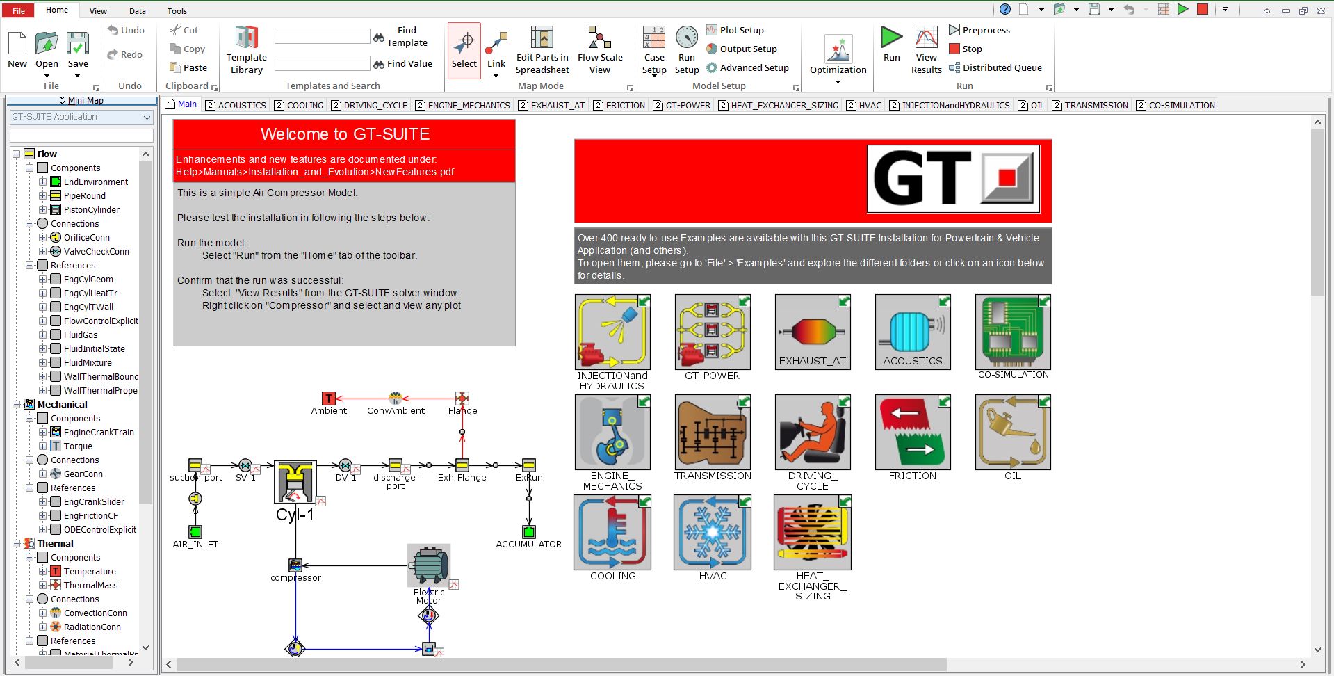 Exploration of GUI on GT Suite and Inter Cooler Simulation : Skill-Lync