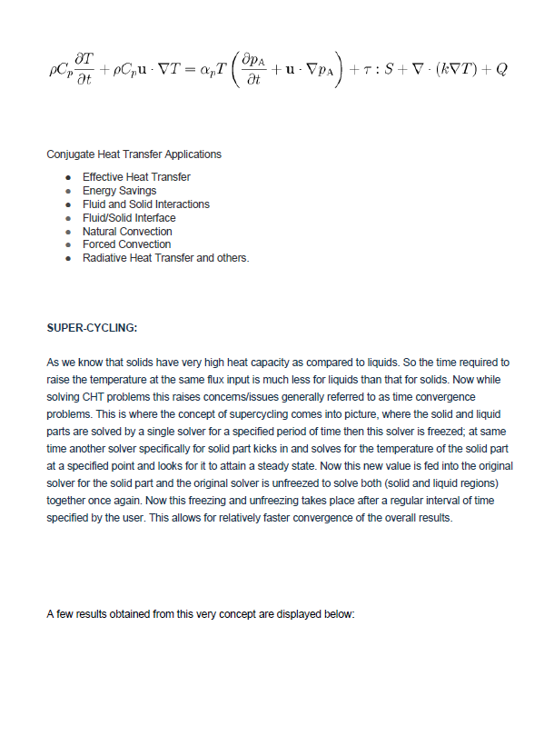 Week 6: Conjugate Heat Transfer Simulation : Skill-Lync