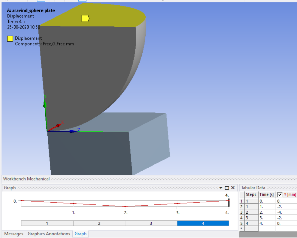 Week 5 Sphere pressing on a plate : Skill-Lync