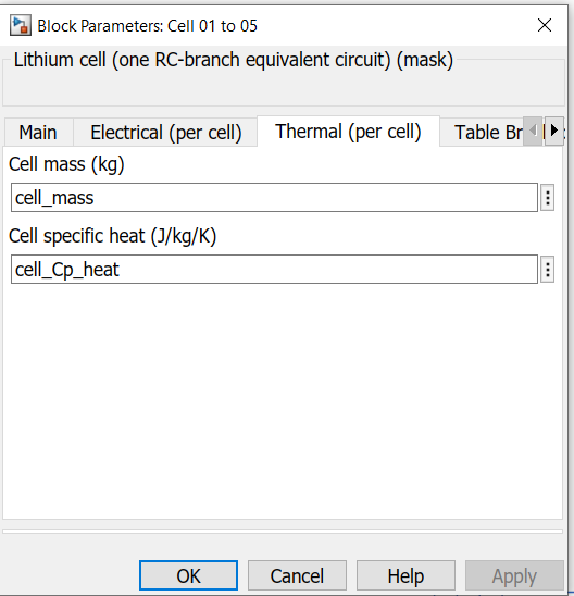 Thermal Modelling (Electrical) Of 10 Cells Connected In Series ...
