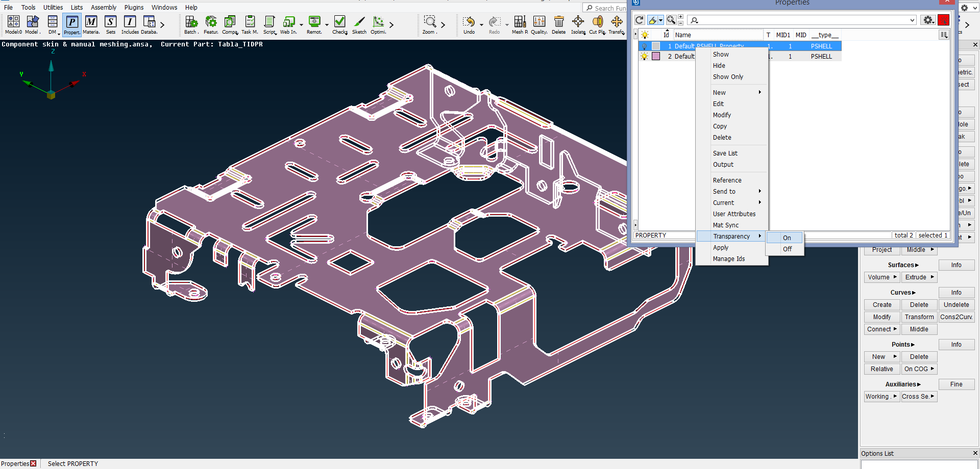 Comparing different methods of Mid-surface extraction & meshing : Skill ...
