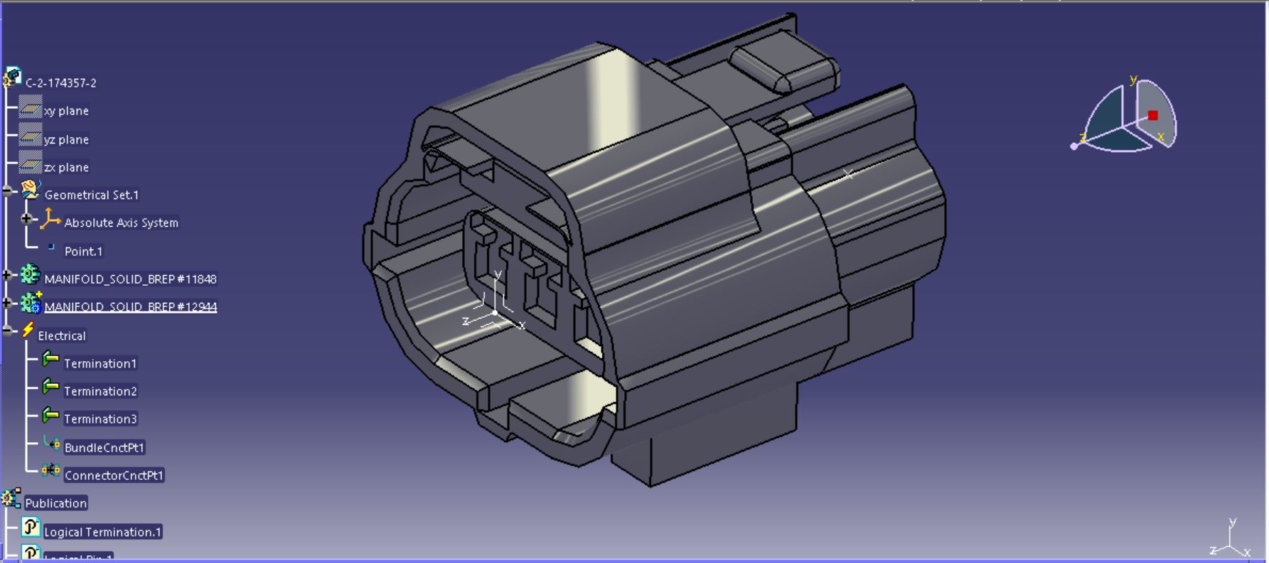 Wiring harness design in CATIA V5 - 3D modeling Week 2 Challlenge : Skill-Lync
