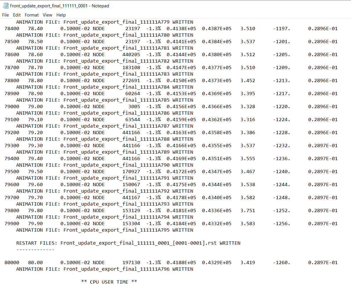 FRONTAL CRASH ANALYSIS : Skill-Lync