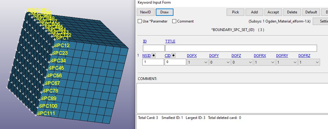 Calculate the Stretch Ratio by comparing the ELFORM (-2,-1,1,2) with ...