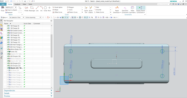 Advanced Sheet Metal Design Using NX Cad Challenge_2_Box Assembly ...