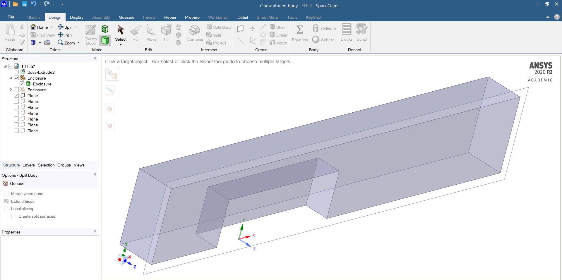 Flow over Ahmed Body using Ansys FLUENT : Skill-Lync