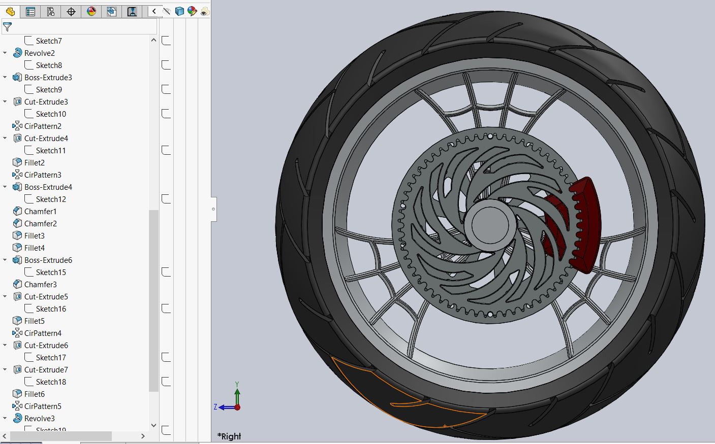 Design and Assembly of CHOPPER BIKE : Skill-Lync