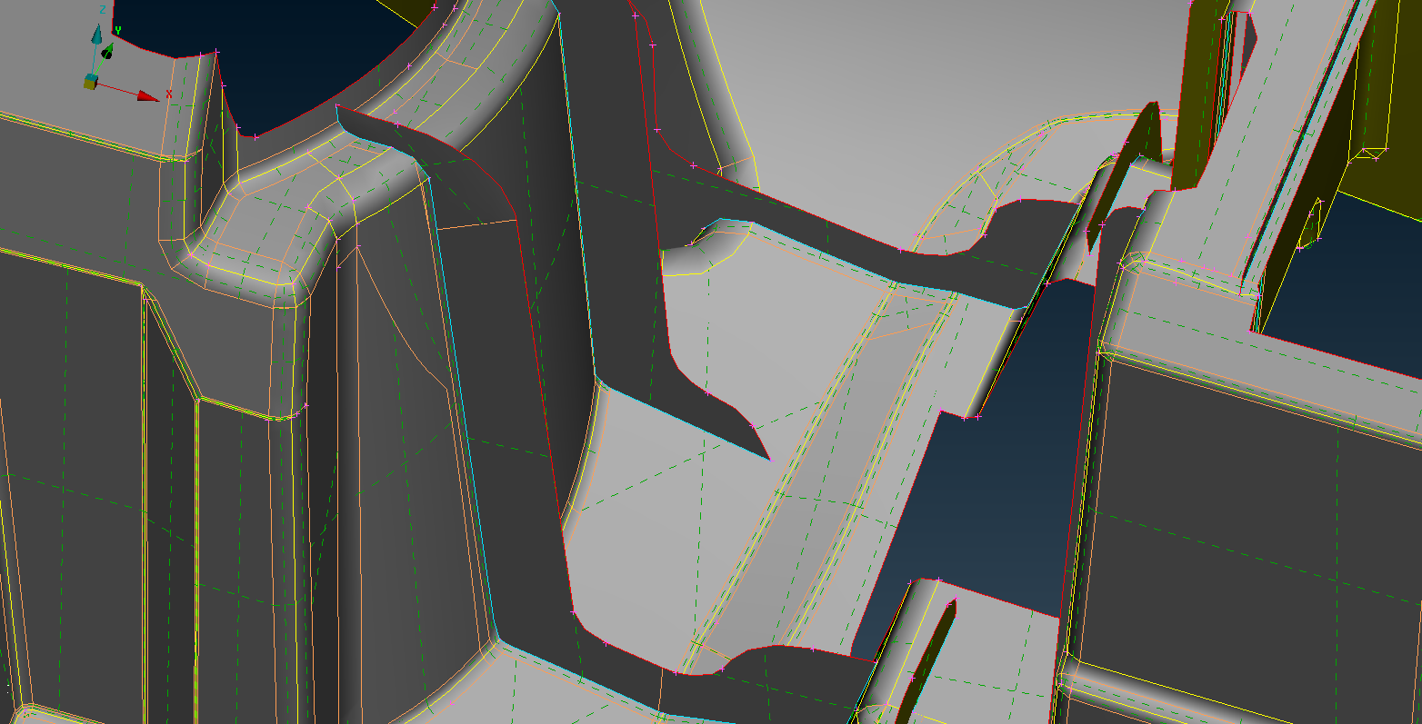 Shell Meshing of Instrument panel substrate : Skill-Lync