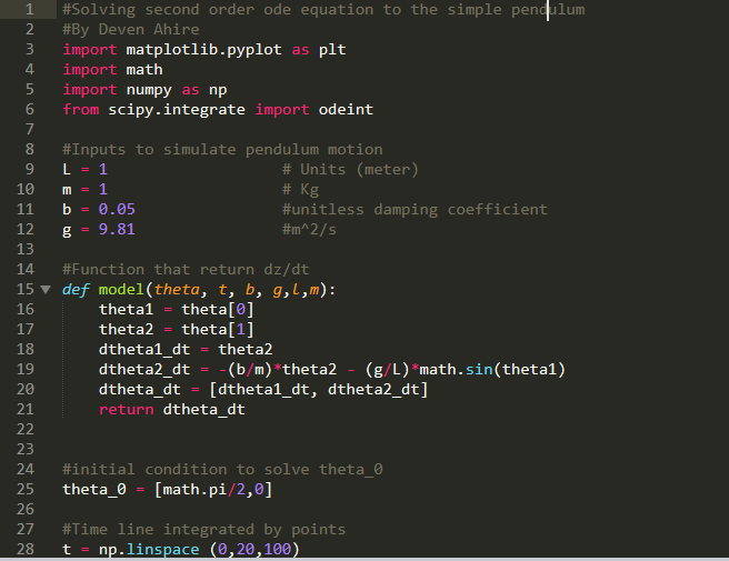 PYTHON Week 3 - Solving second order ODEs : Skill-Lync