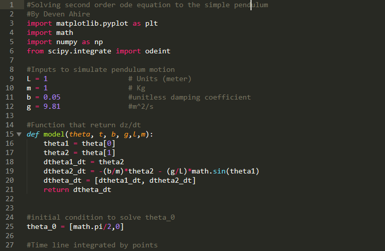 PYTHON Week 3 - Solving second order ODEs : Skill-Lync