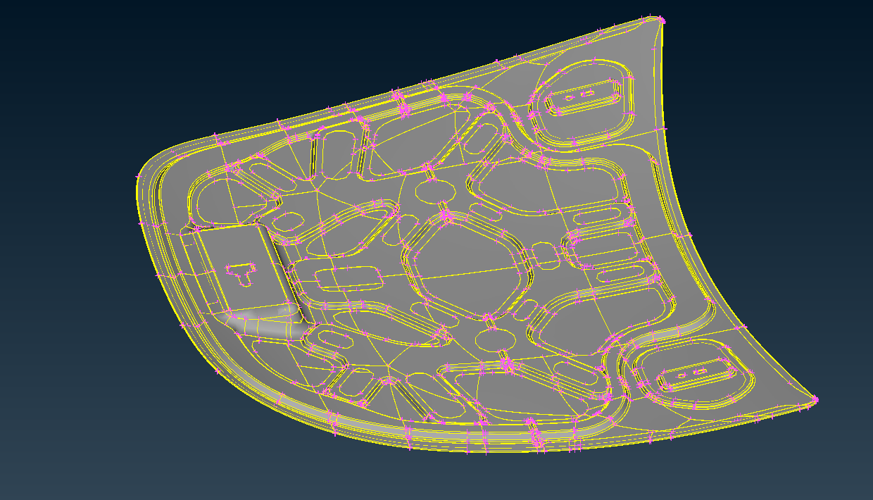 Hood - Shell Meshing and Mid Surfacing using ANSA : Skill-Lync