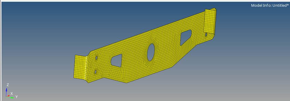 Creating 1D Connectors for the given Frame component using Hypermesh : Skill-Lync