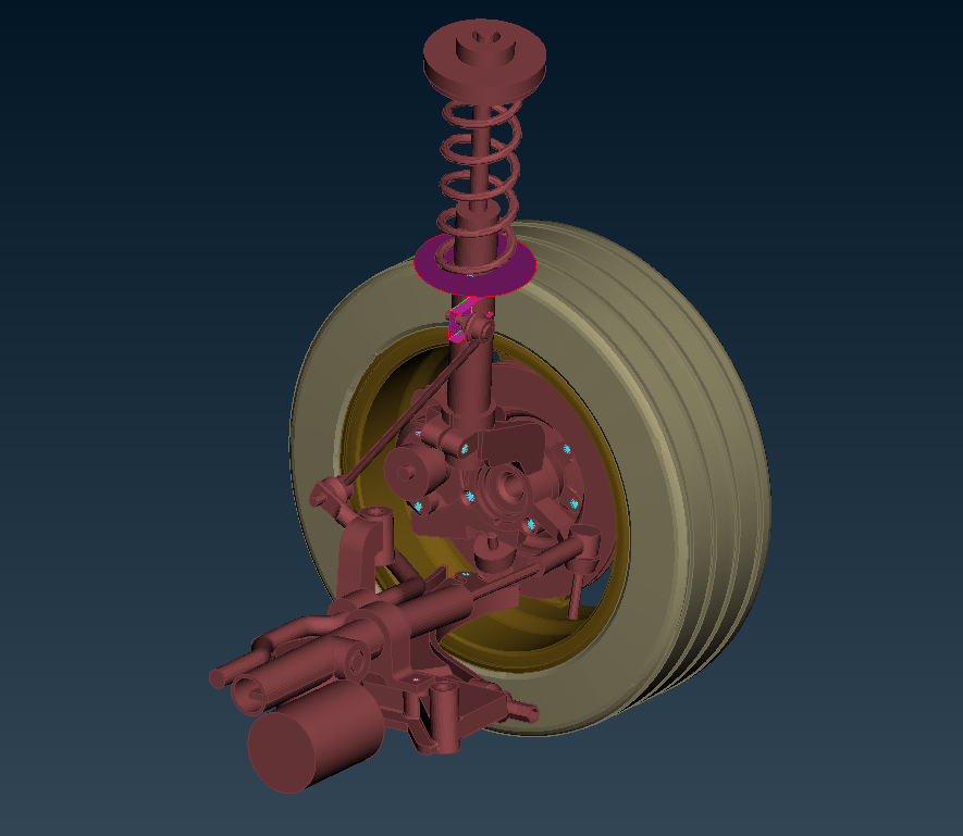 Preprocessing the Rear Suspension model of an Automobile using ANSA ...