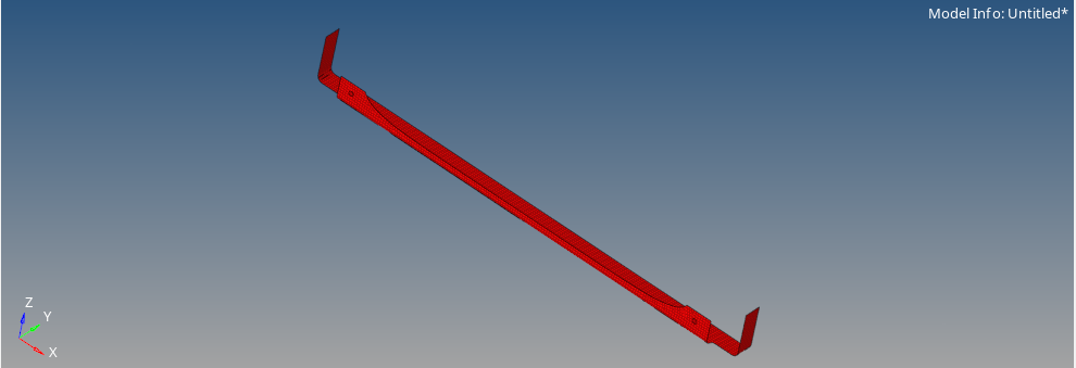 Creating 1D Connectors for the given Frame component using Hypermesh : Skill-Lync