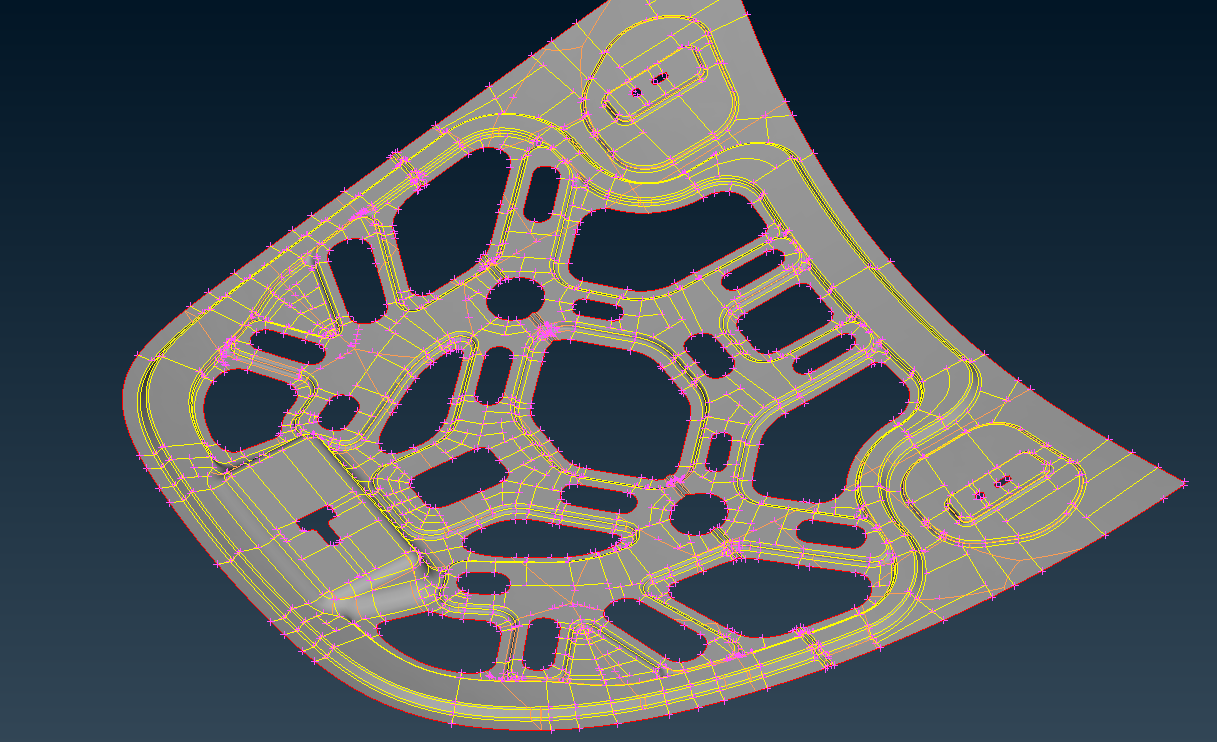 Hood - Shell Meshing and Mid Surfacing using ANSA : Skill-Lync