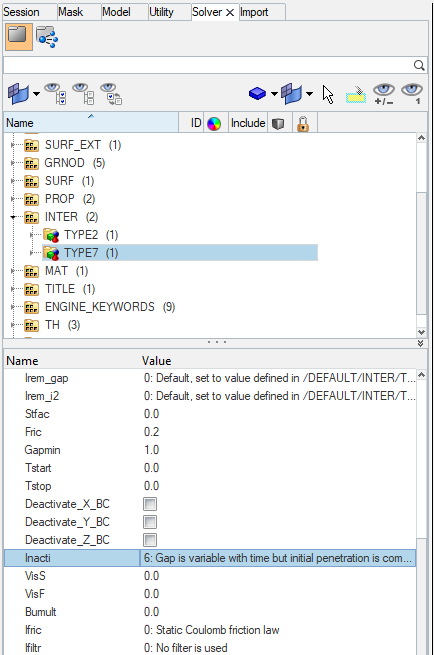 Contact Interface Modeling using Type-7 and Type-11 in Hypermesh : Skill-Lync