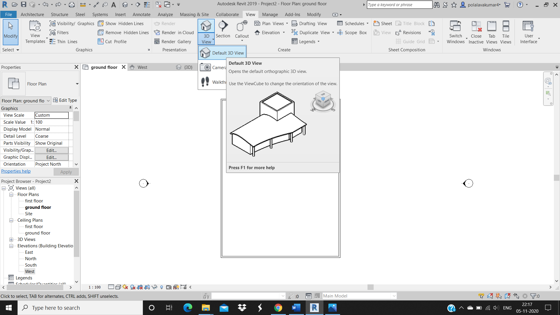REVIT_Creation of Basic Drawing_Week 2 : Skill-Lync