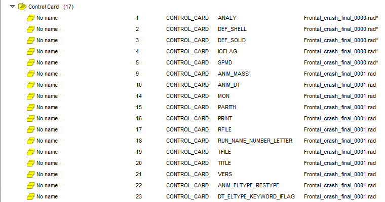 Frontal Car Crash simulation of Dodge Neon BIW using Radioss ...