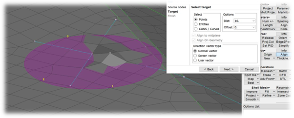 Pre-processing of dashboard or instrument panel of car using ANSA ...