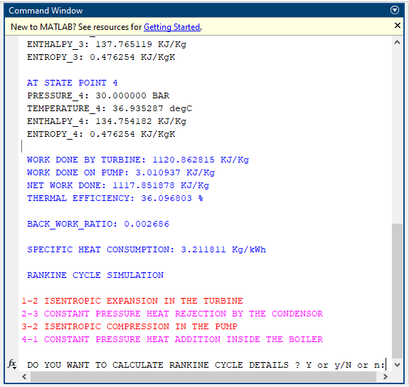 Project 2 - Rankine cycle Simulator : Skill-Lync