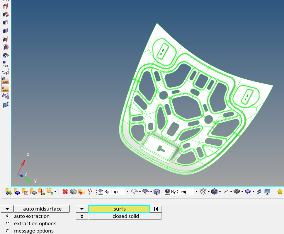 2D Meshing of Hood Model With HyperWorks : Skill-Lync