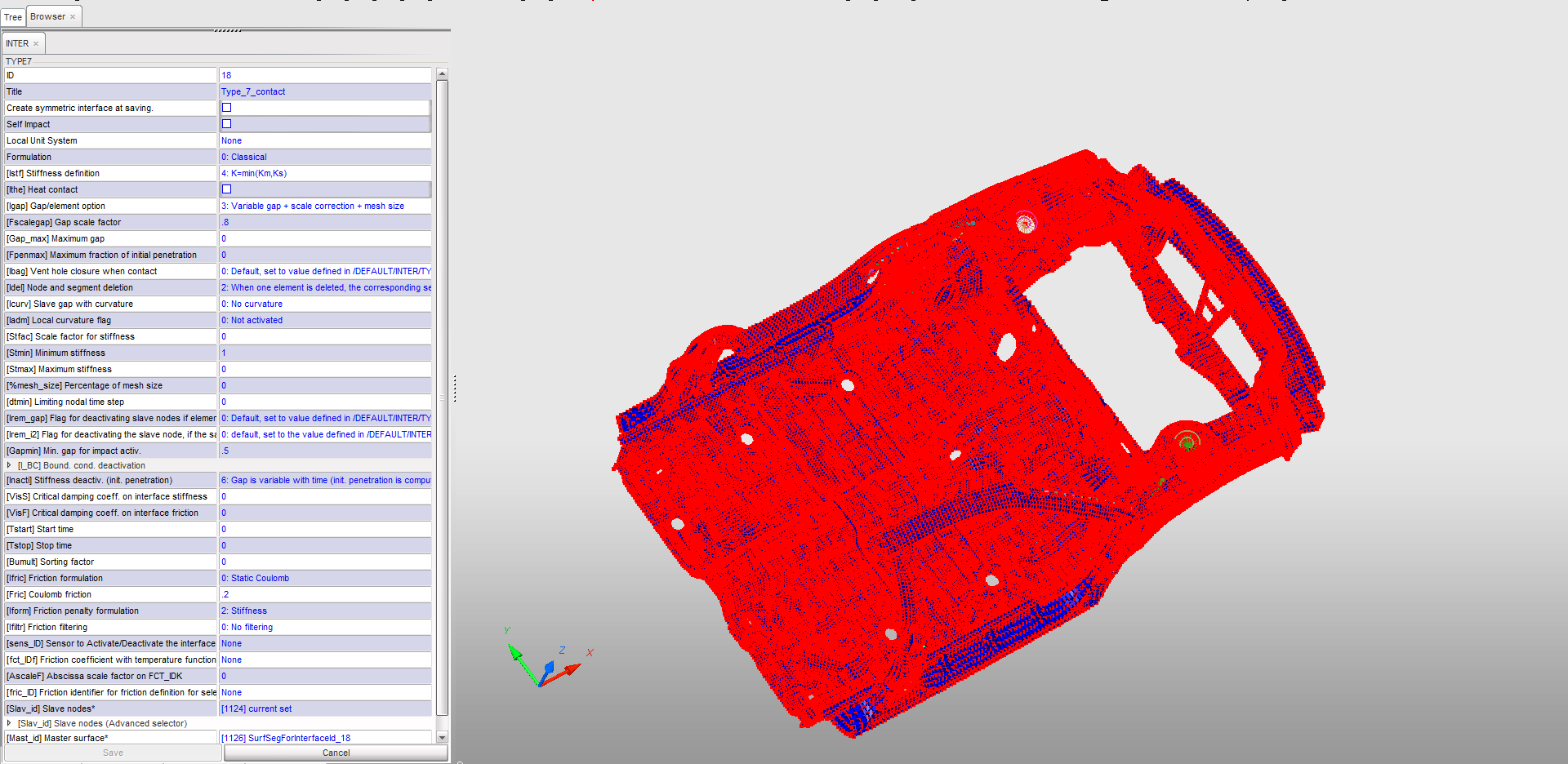 Frontal Car Crash simulation of Dodge Neon BIW using Radioss ...