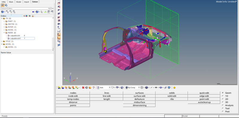 Frontal crash BIW : Skill-Lync