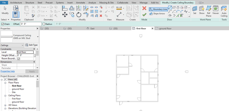REVIT_3D Rendering of a House plan_Project 1 : Skill-Lync