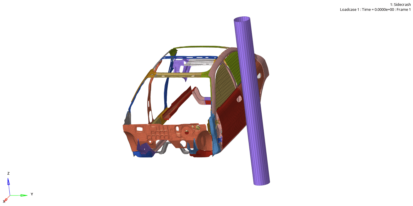 SIDE CRASH OF NEON BiW MODEL USING HYPERMESH AND RADIOSS : Skill-Lync