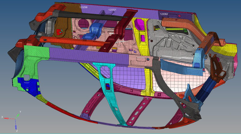 Crash-worthiness Pole Side Crash Test on the BIW (Body in White ...