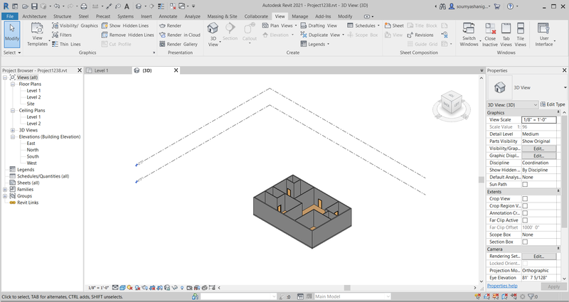 REVIT_Usage of Elements & Properties_Week 3 : Skill-Lync