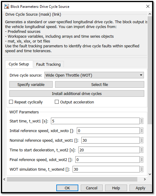 WOT Condition : Skill-Lync