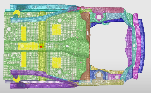Frontal Crash simulation of Dummy car model using Radioss : Skill-Lync