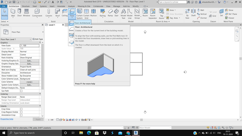 REVIT_Usage of Elements & Properties_Week 3 : Skill-Lync