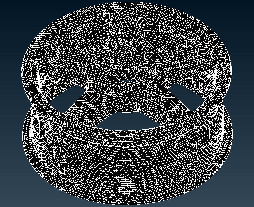 Meshing of Wheel Assembly using ANSA : Skill-Lync