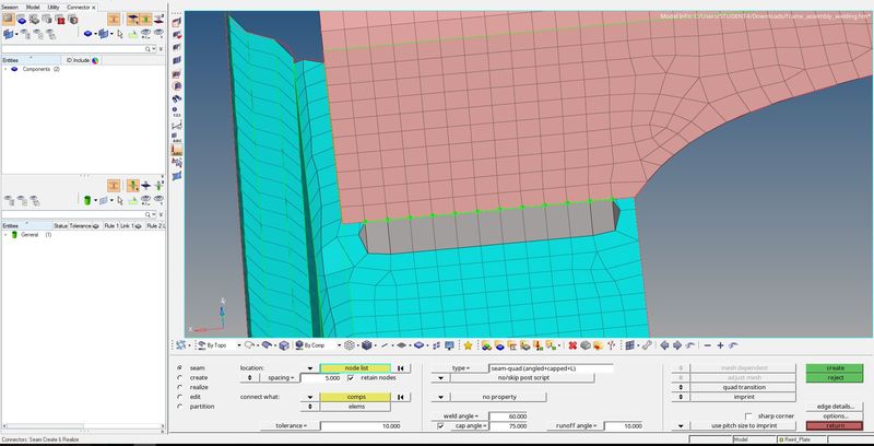 Create connectors for the model using Hypermesh : Skill-Lync