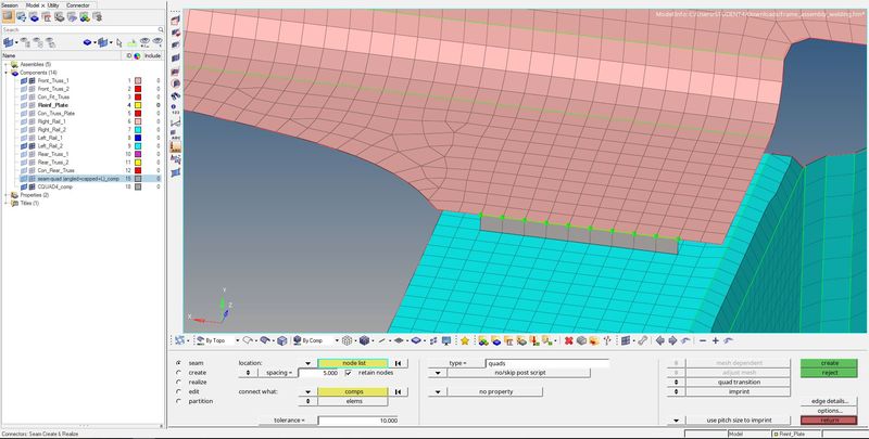 Create connectors for the model using Hypermesh : Skill-Lync