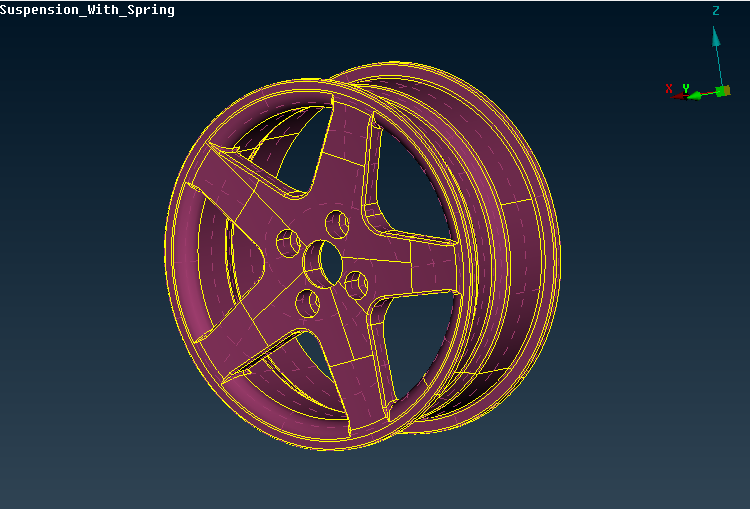 Preprocessing of Suspension and Wheel Assembly : Skill-Lync