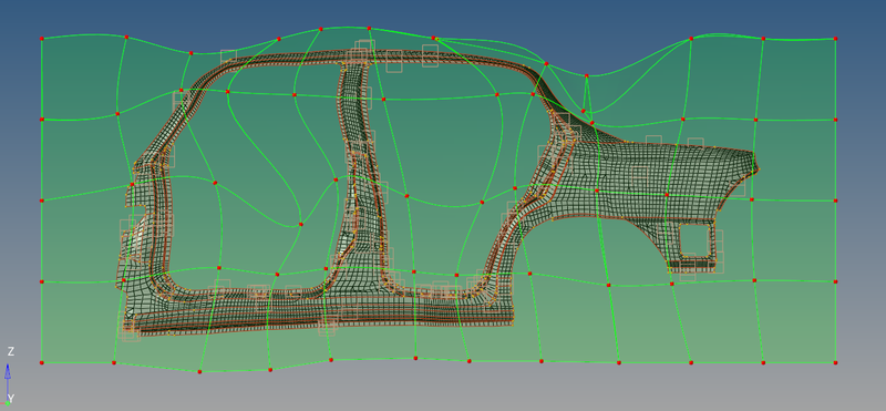 Morphing Operation on a given Model by using HYPERMESH : Skill-Lync