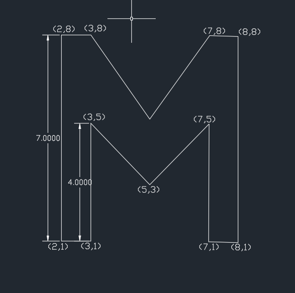 AutoCAD_Drafting images by Coordinate System Methods_Week 1 : Skill-Lync