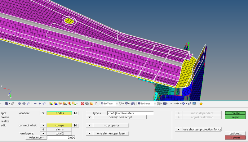 Creating the Connectors between the components by using HYPERMESH : Skill-Lync