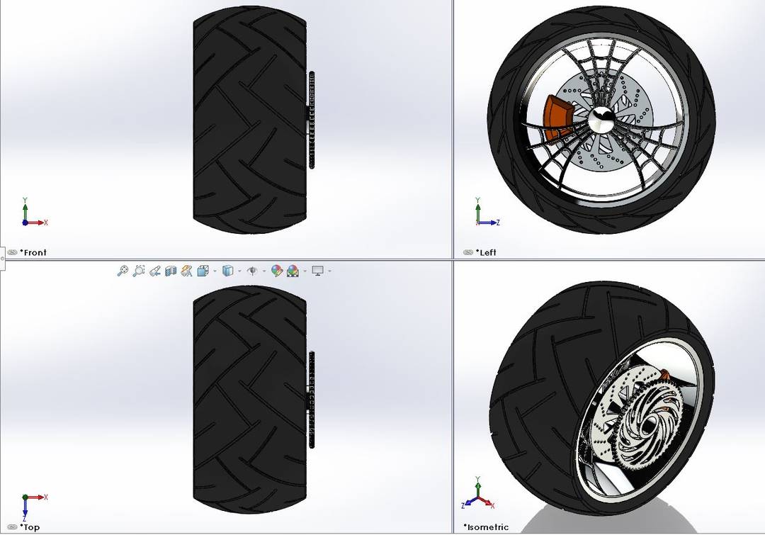 MODELLING & PHOTO-REALISTIC RENDERING OF AN AMERICAN CHOPPER : Skill-Lync