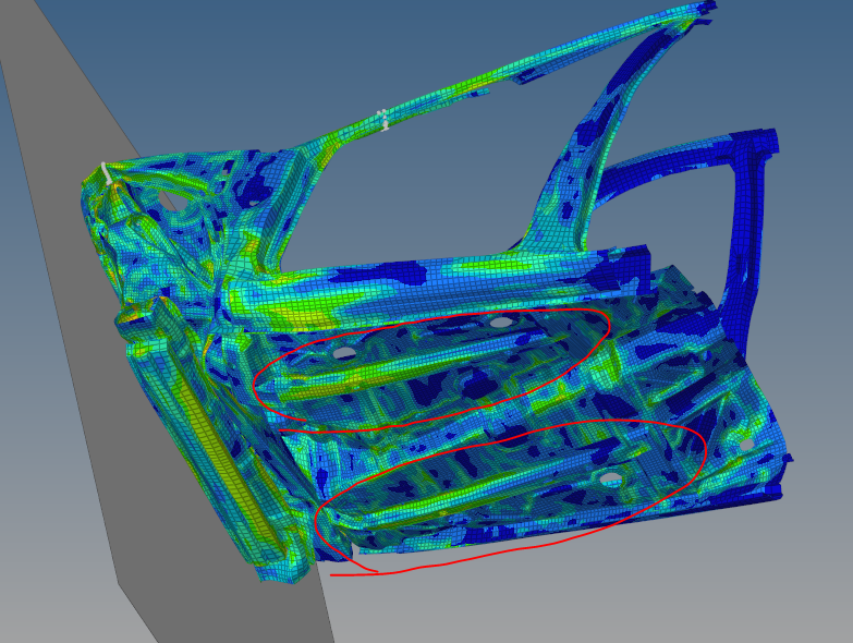 Frontal crash test using Hypermesh and Radioss : Skill-Lync