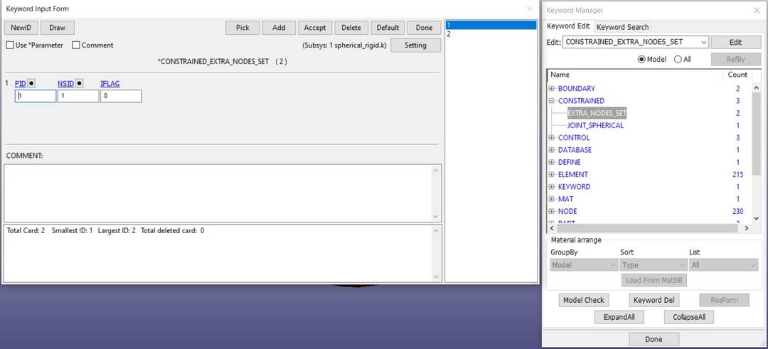 Joint creation and Demonstration using LS-DYNA : Skill-Lync