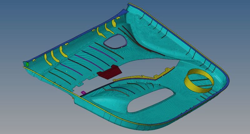 Creating a widget to show/hide free and T-edges in Hypermesh using TCL/TK : Skill-Lync