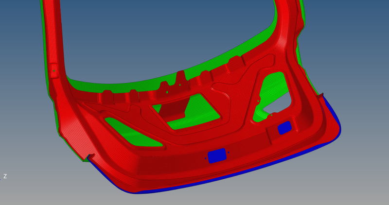 Creating Mid surface, geometry cleanup, meshing and quality checking on ...