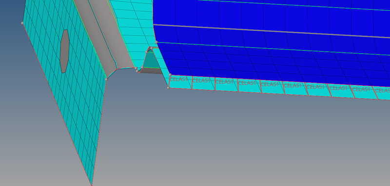 Creating the Connectors between the components by using HYPERMESH : Skill-Lync