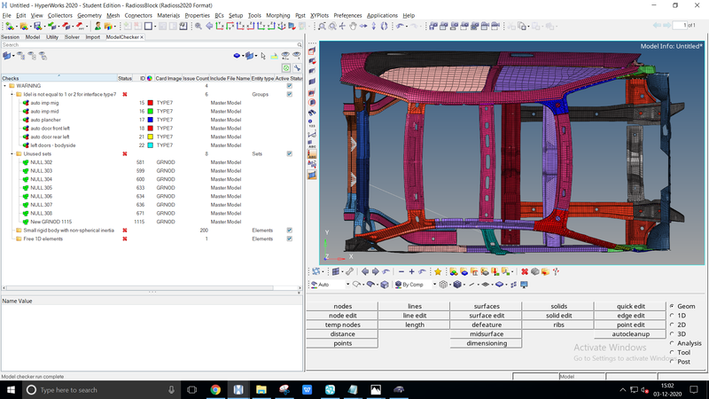 Side crash BIW : Skill-Lync