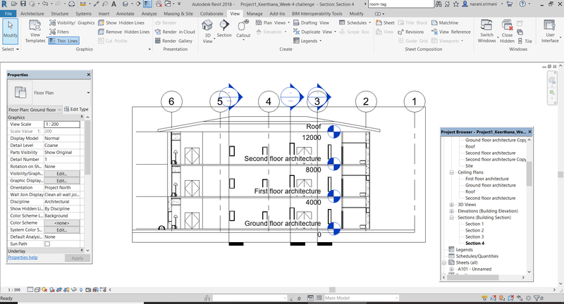 REVIT_3D Rendering of a House plan_Project 1 : Skill-Lync