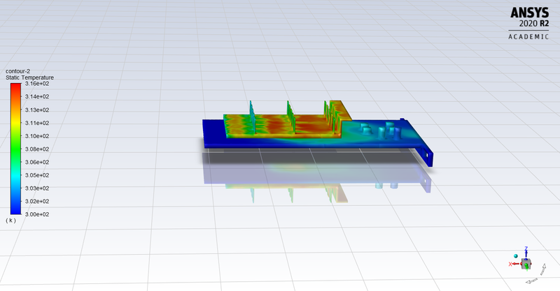 Conjugate Heat Transfer Analysis on a graphics card. (ANSYS FLUENT) : Skill-Lync